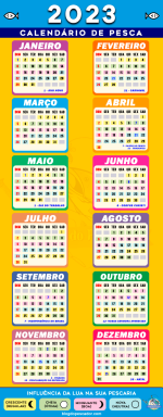 Calendário de pesca de 2023 de acordo com a fase da lua | Blog do Pescador